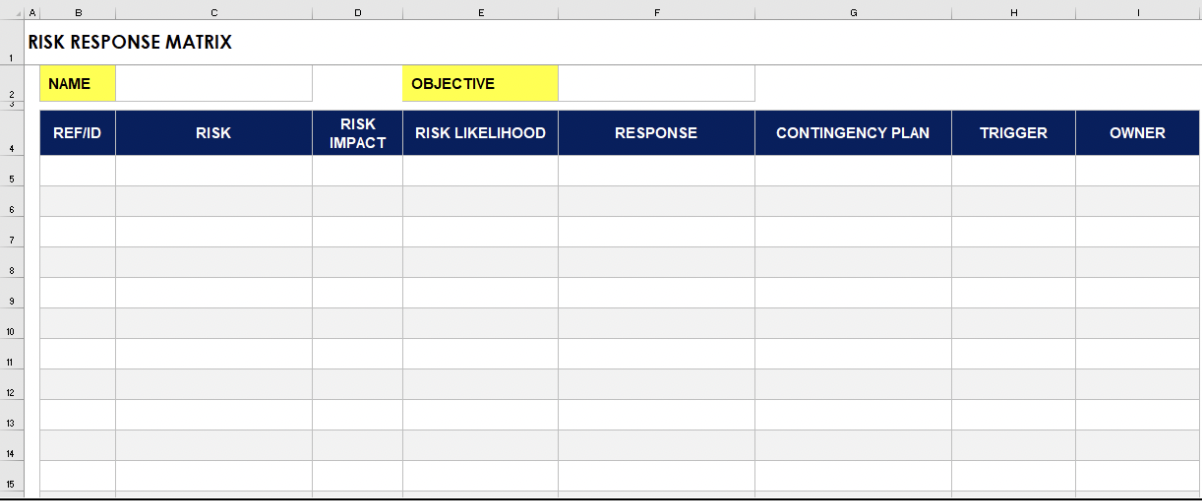 Risk Management Templates for Excel (and when you're better off with a ...