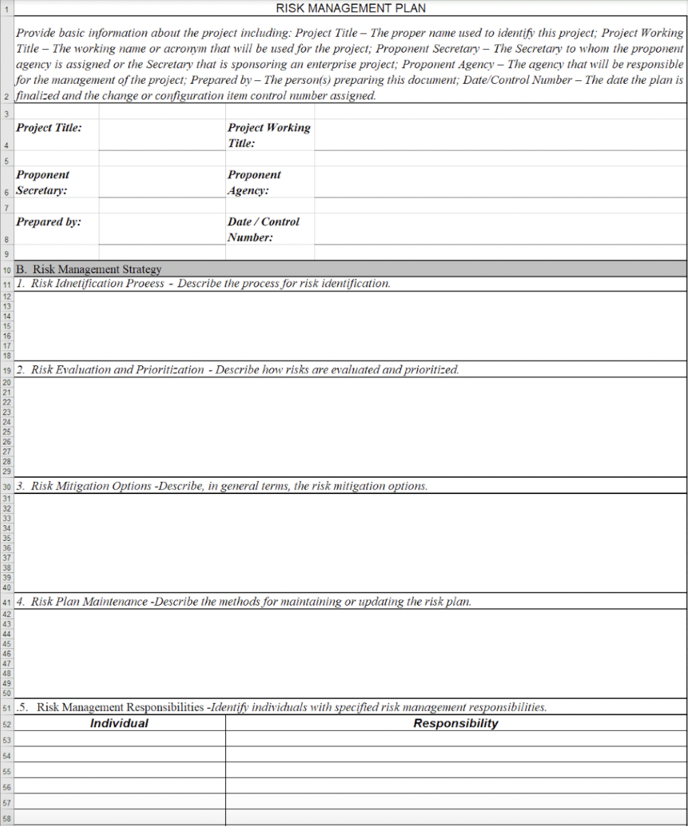 Risk Management Templates for Excel (and when you're better off with a ...